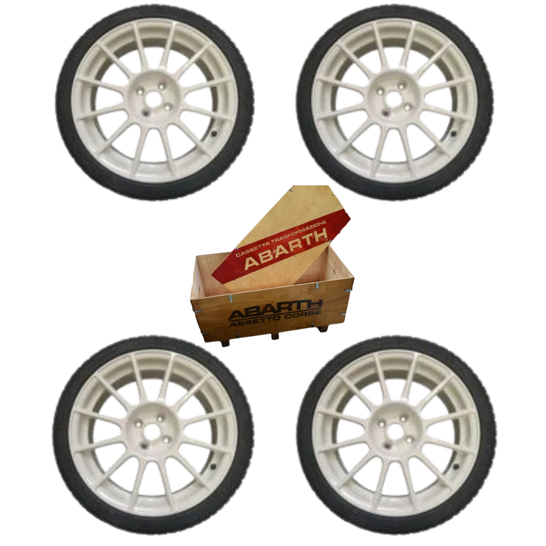 Genuine Abarth 17" Ivory Alloy Wheel & Tyre Kit - 500 Abarth - 5744635 ...
