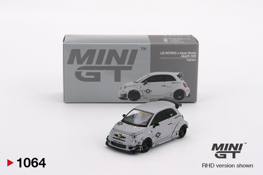 Mini GT Abarth Model Car - Abarth 595 LB-Works x Abas Works Fighters G ...