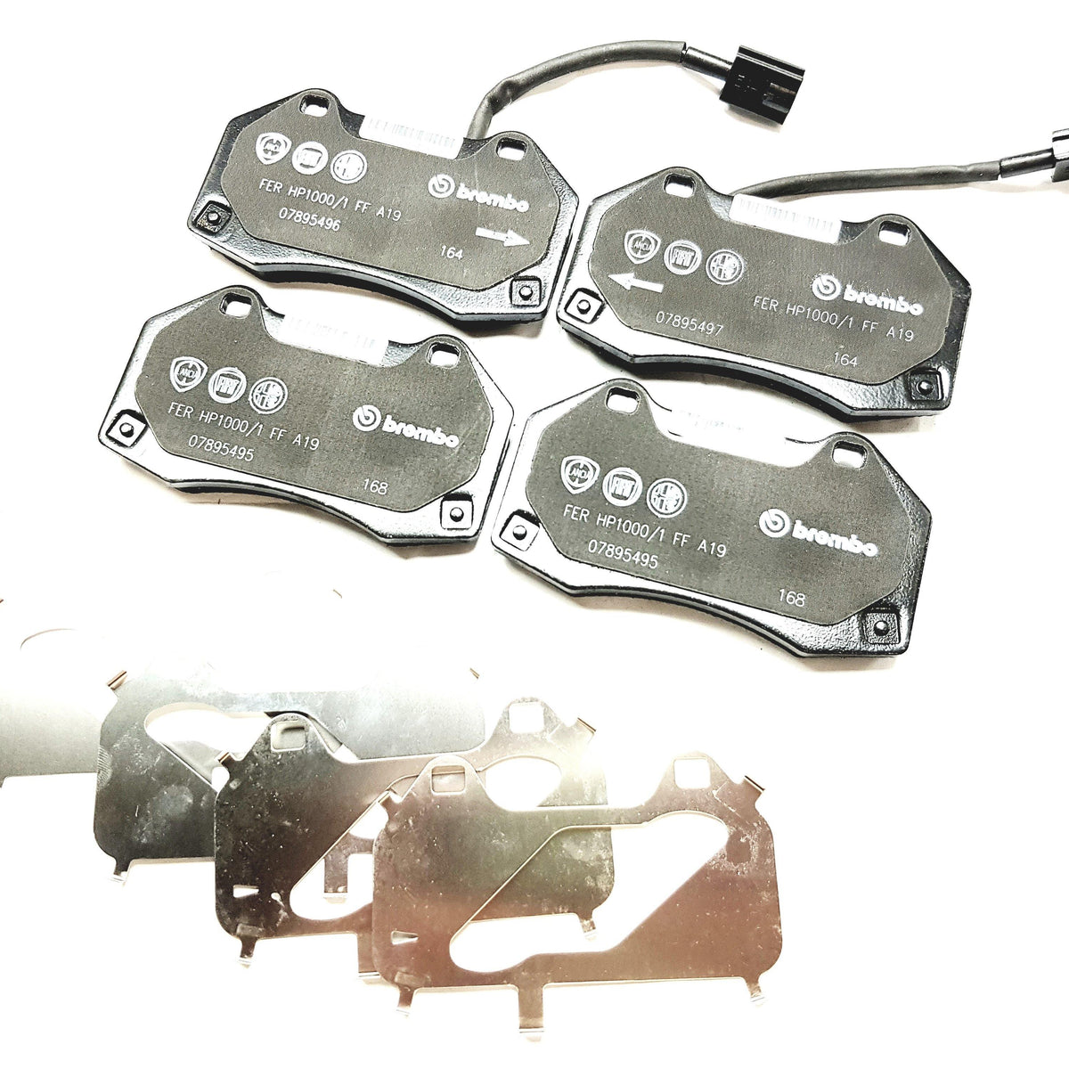 Abarth Brake Pads, Front (Floating - Brembo 4 Pot Caliper) - 500 Abarth ...